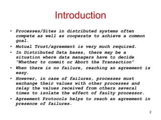 Aggrement protocols | PPT
