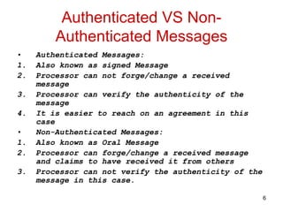 Aggrement protocols | PPT