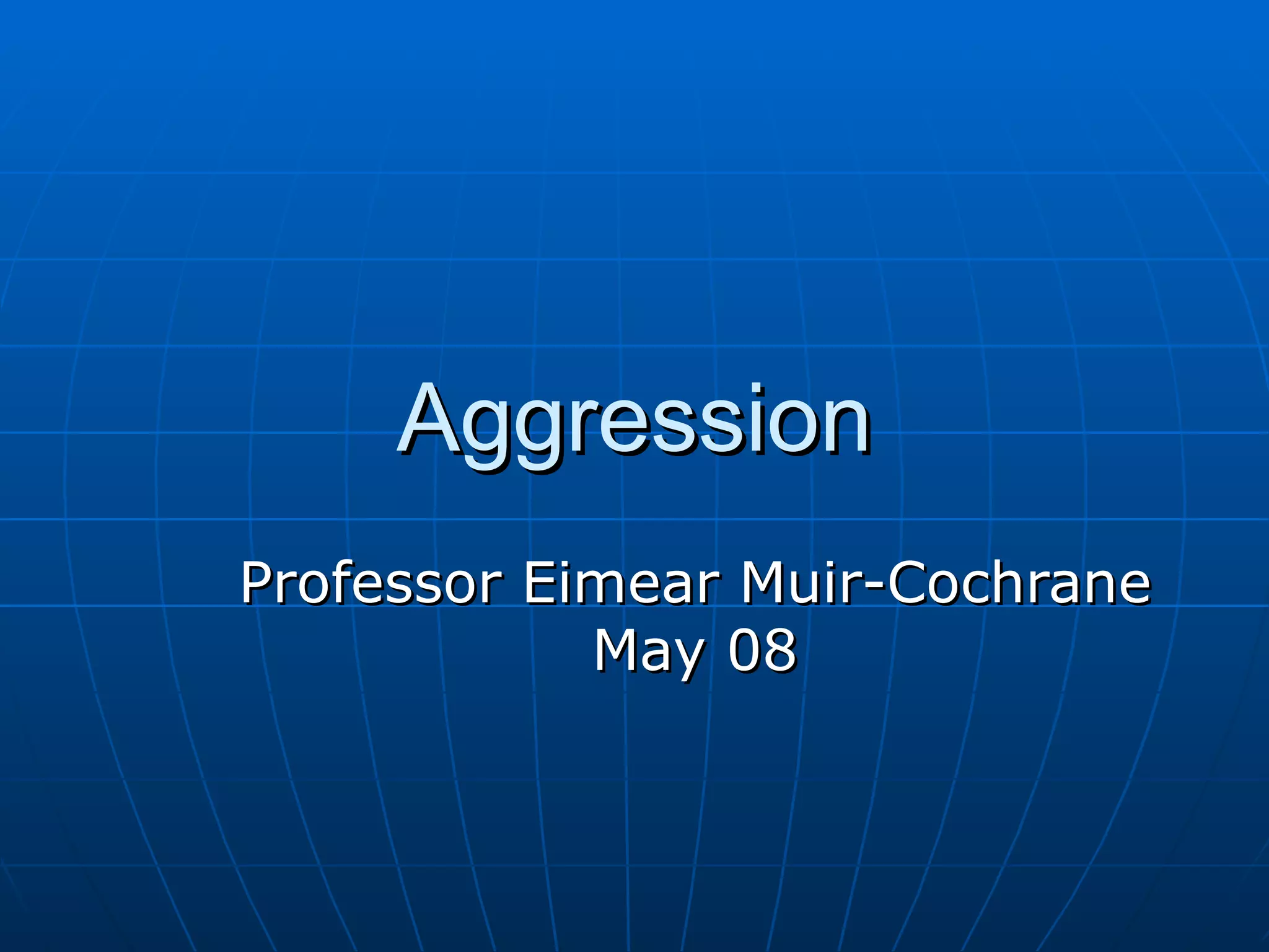 Aggression | PPT