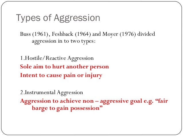 Aggression I