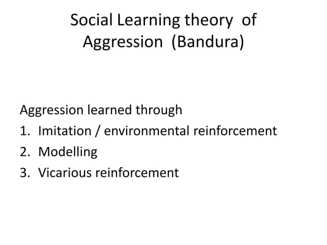 Aggression | PDF
