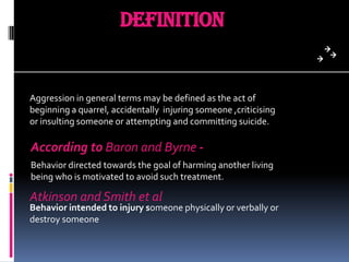 Aggression In Social Psychology | PPTX