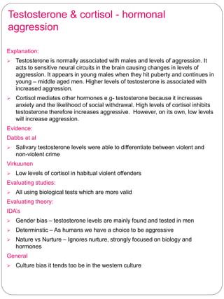 Aggression psychology | PPTX | Model Toys | Hobbies & Interests
