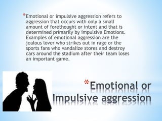 Aggression | PPTX