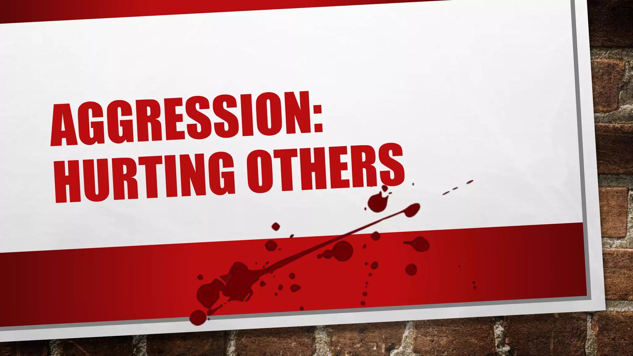 Aggression - Social Psychology | PPTX