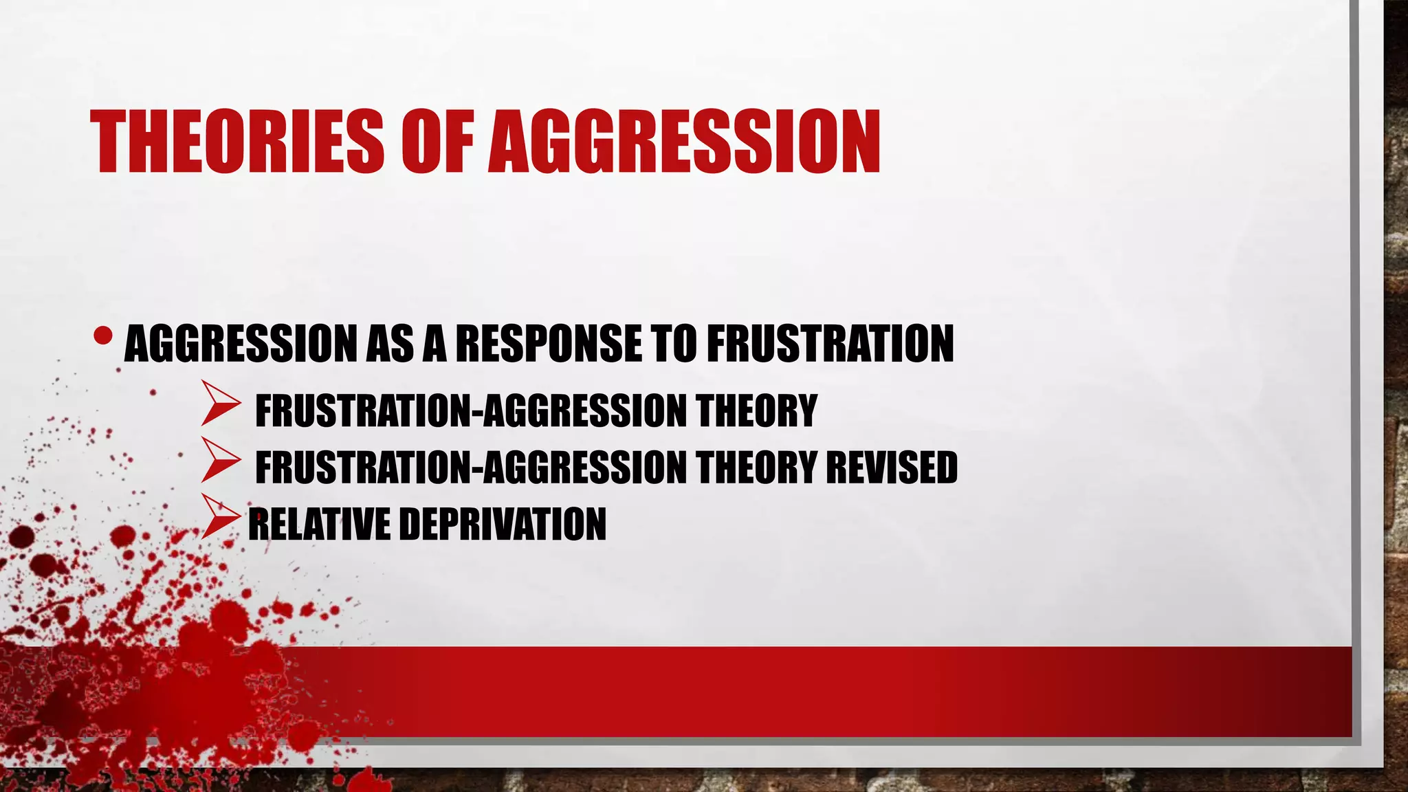 Aggression - Social Psychology | PPTX