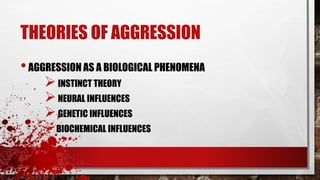 Aggression - Social Psychology | PPTX