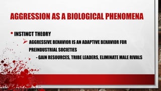 Aggression - Social Psychology | PPTX