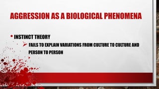 Aggression - Social Psychology | PPTX