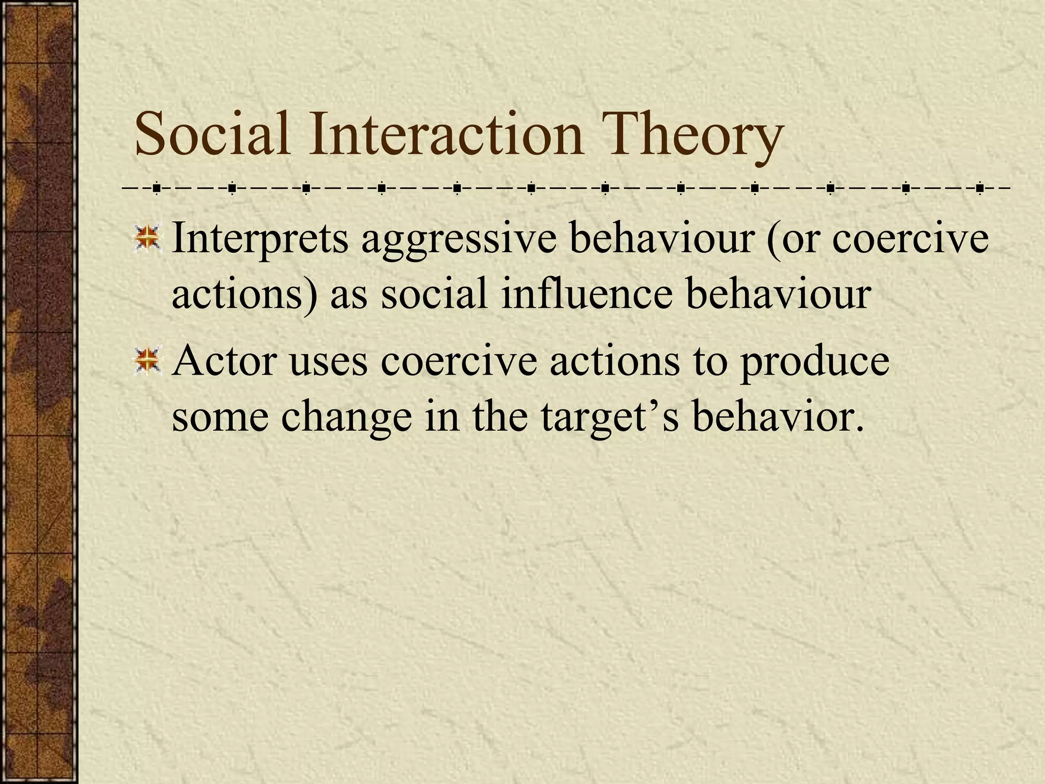 Aggression and Violence | PPTX