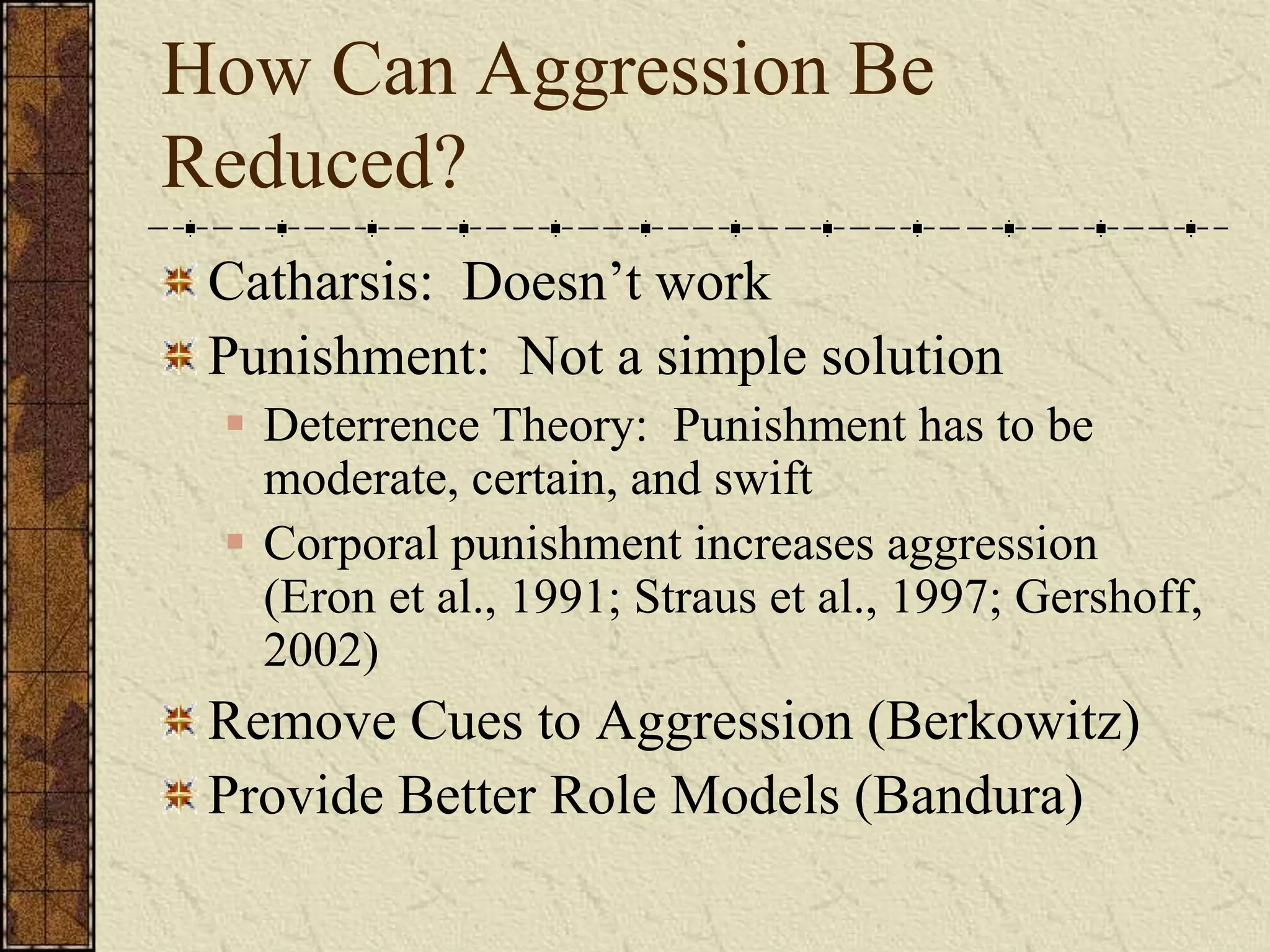 Aggression and Violence | PPTX