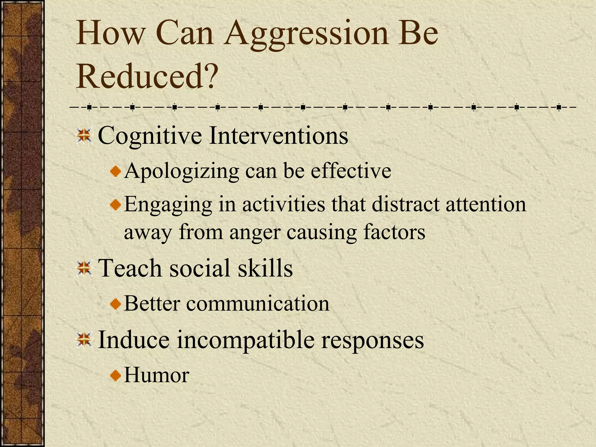 Aggression and Violence | PPTX