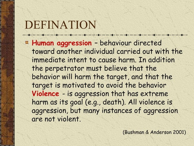 Aggression and Violence | PPTX | Parenting | Family and Relationships