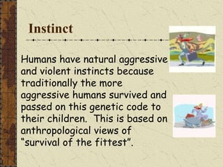 Aggression and Violence | PPTX