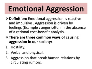 Aggression | PPT