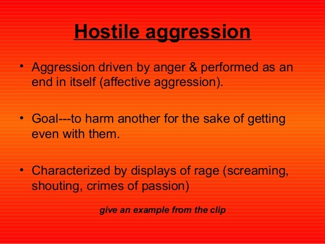 Aggression my version