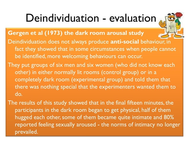Aggression slt and deindividuation | PPT
