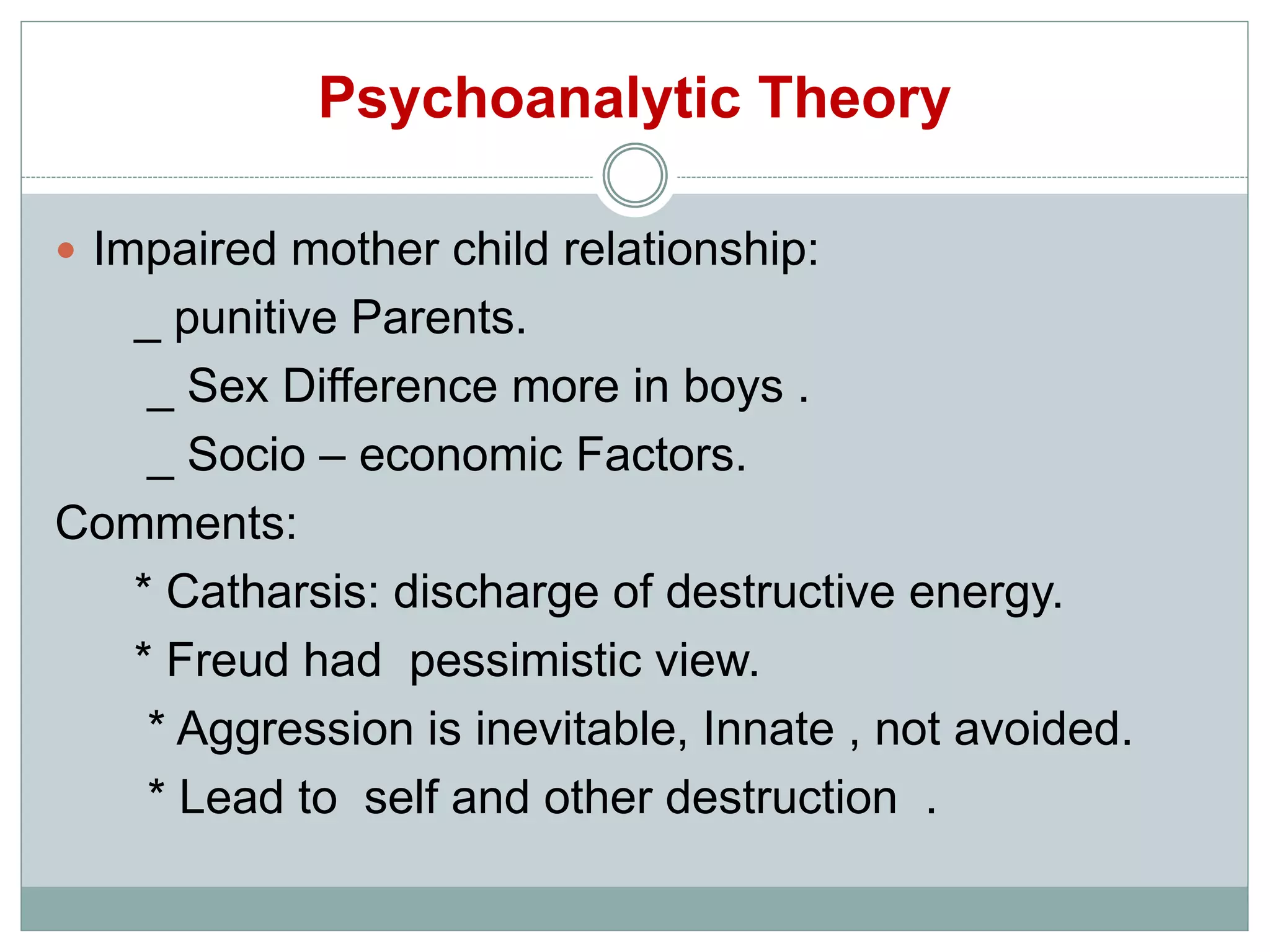 psychology of Aggression .ppt