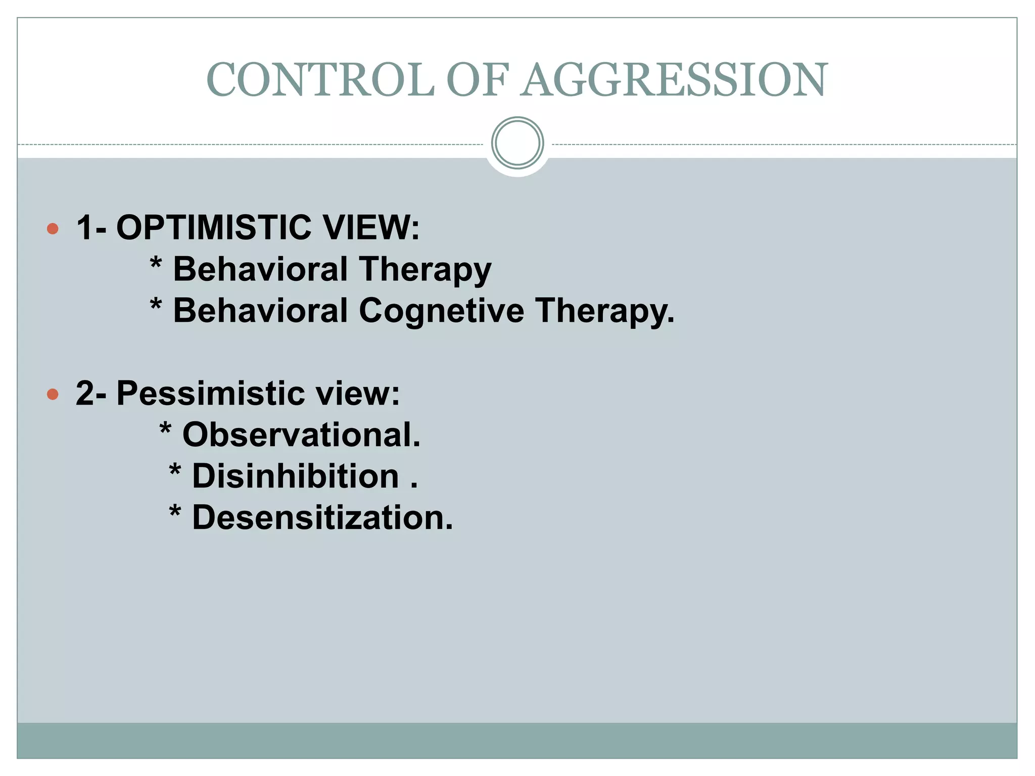 psychology of Aggression .ppt