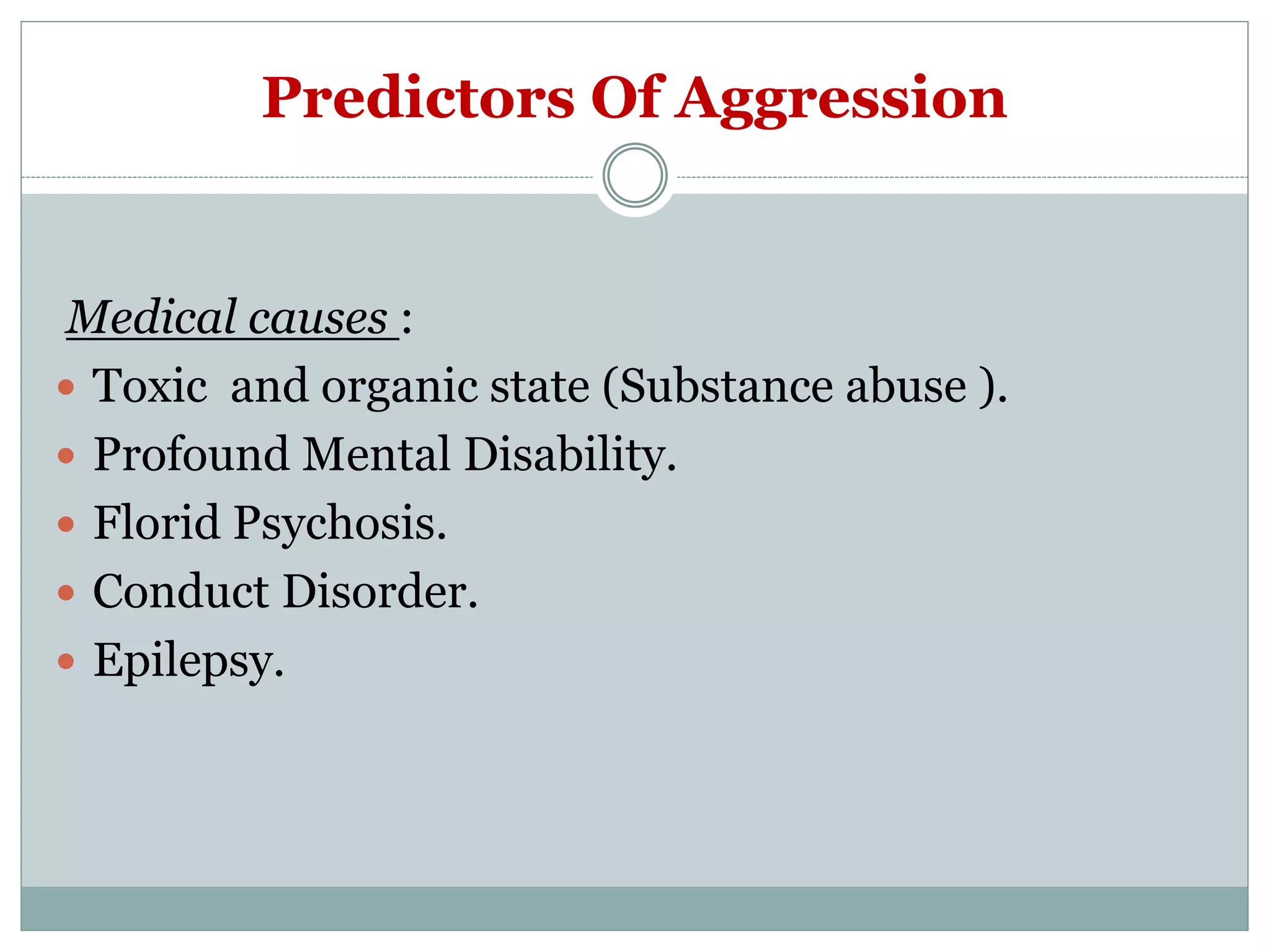 psychology of Aggression .ppt