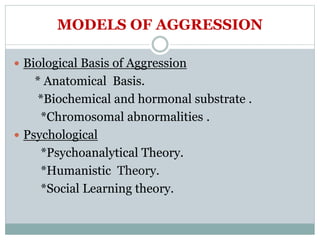 psychology of Aggression .ppt