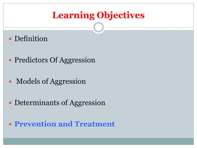 psychology of Aggression .ppt