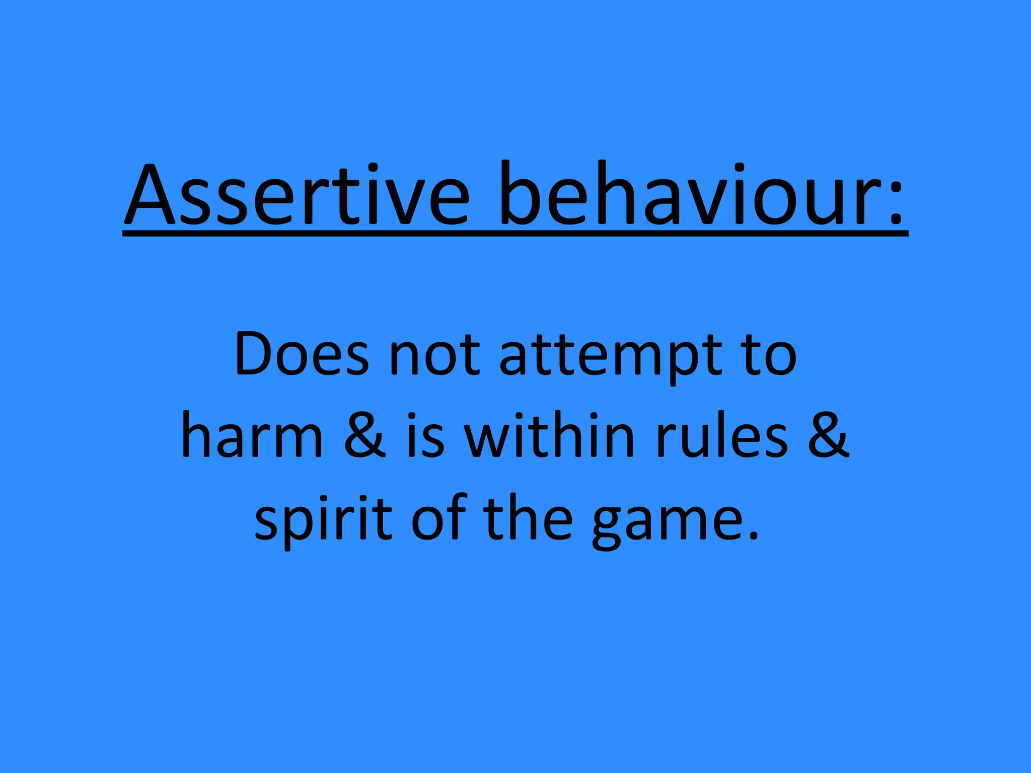 Aggression and assertion | PPT