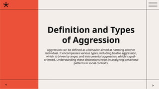Aggression and Violence.pptx in social psychology | PPTX