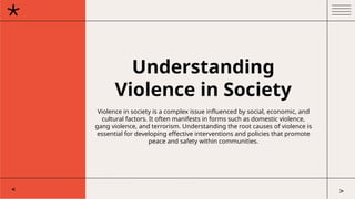 Aggression and Violence.pptx in social psychology | PPTX