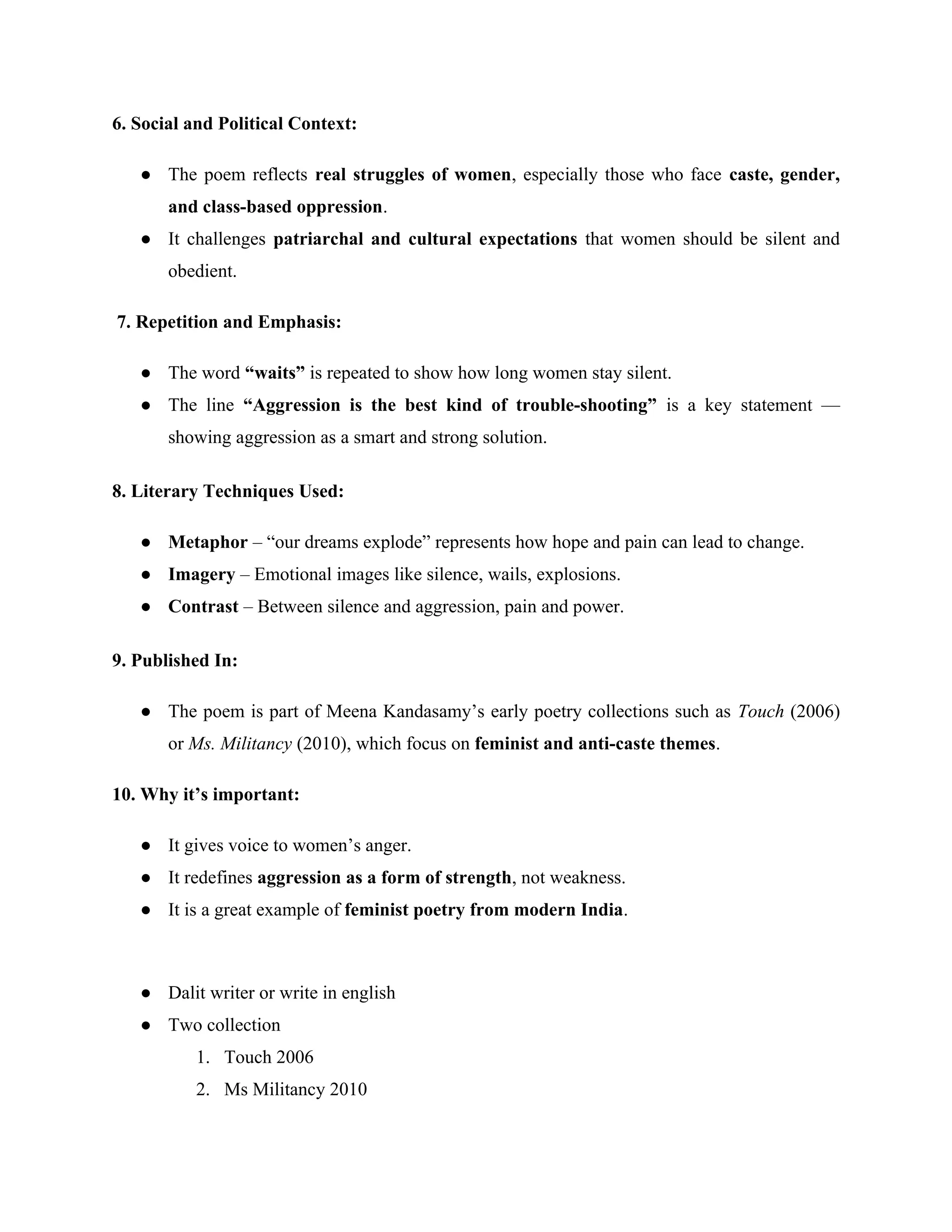 Aggression poem by the Meena Kandasamy.docx