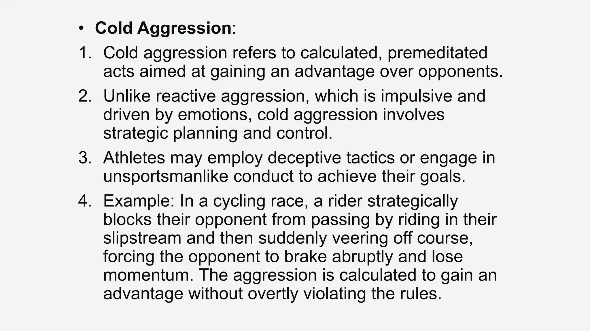 Aggression in Sports I Sports Psychology | PPTX