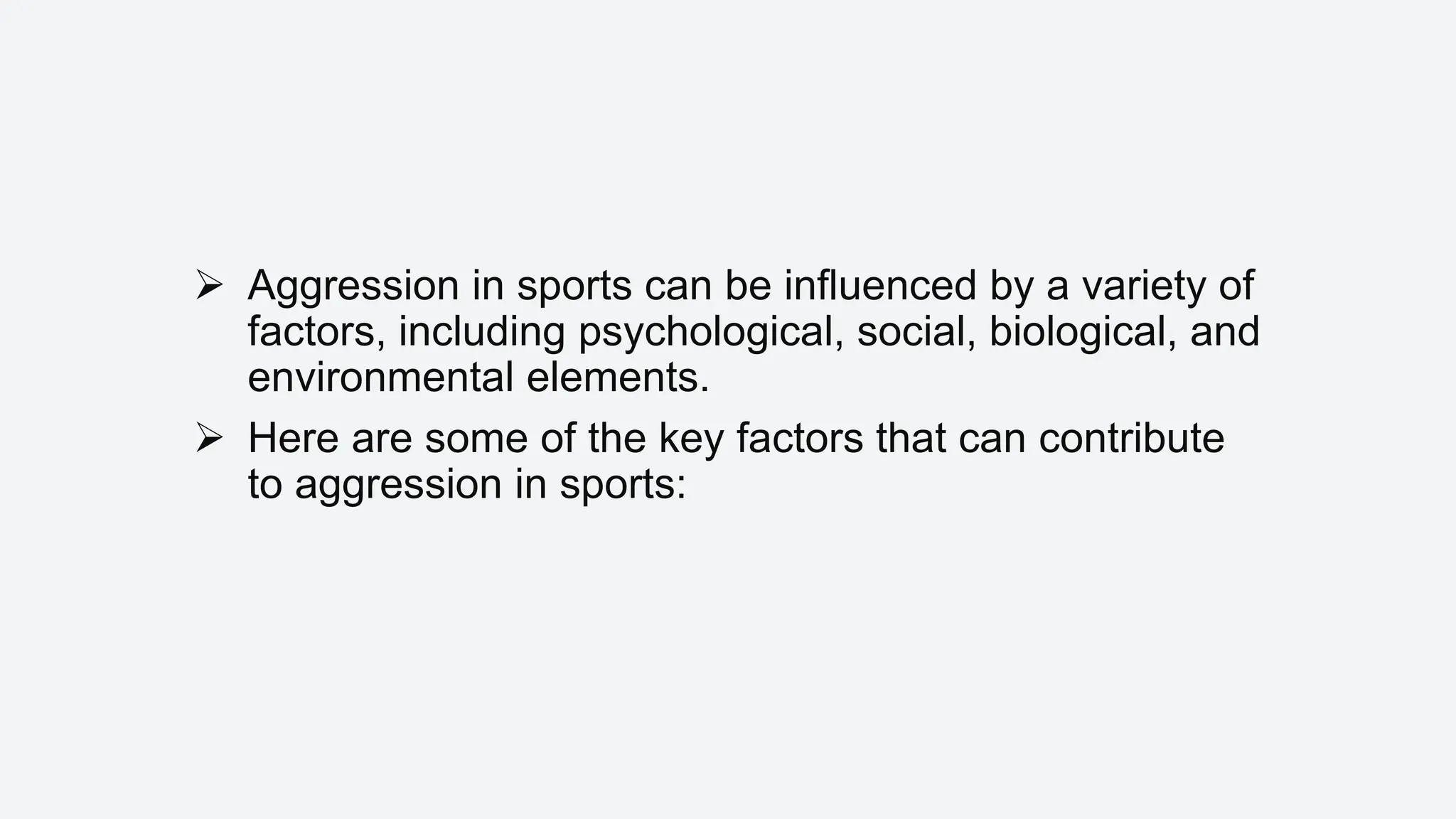 Aggression in Sports I Sports Psychology | PPTX