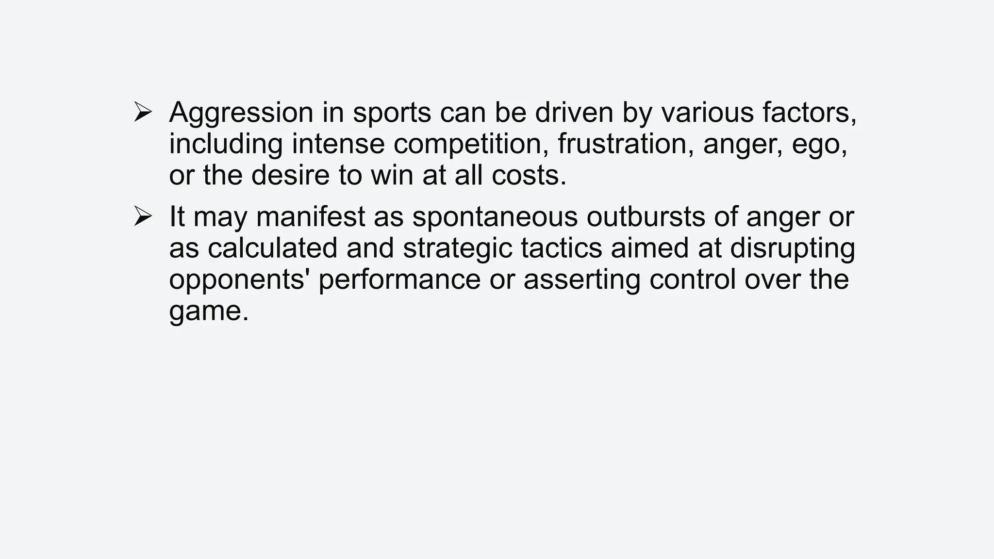 Aggression in Sports I Sports Psychology | PPTX