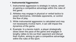 Aggression in Sports I Sports Psychology | PPTX