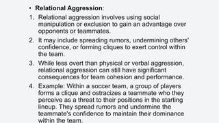 Aggression in Sports I Sports Psychology | PPTX
