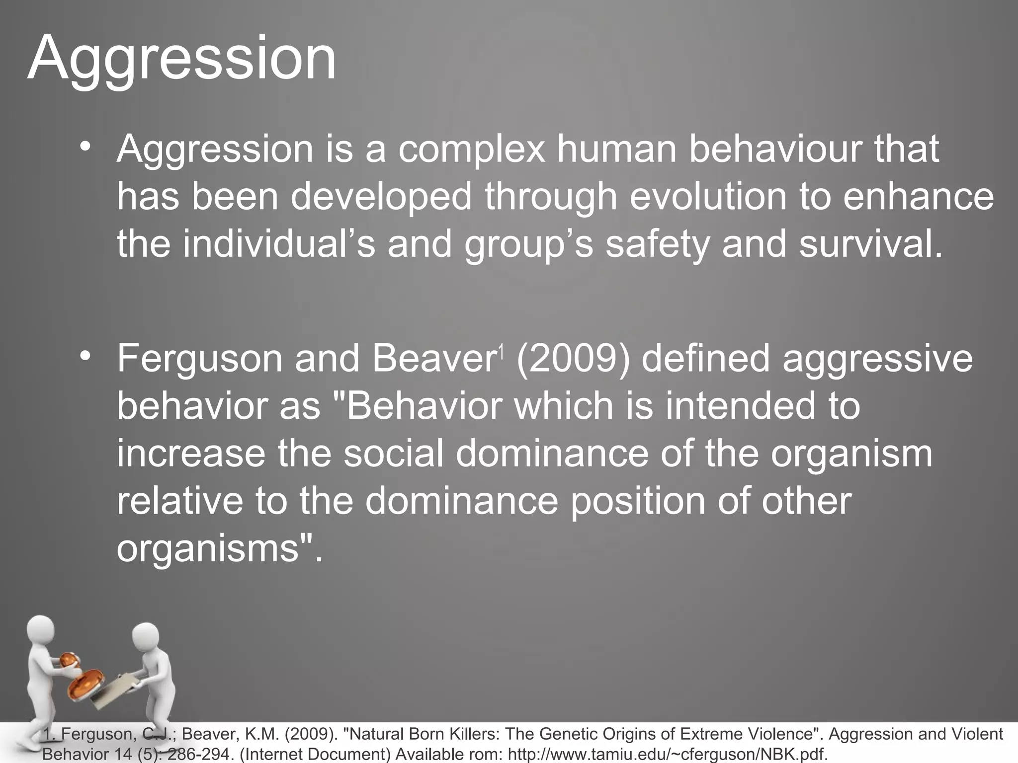 Management of Aggression | PPT