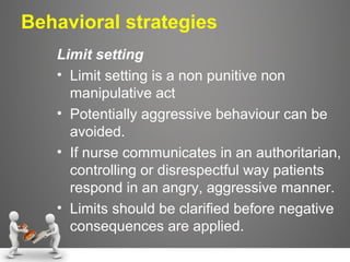 Management of Aggression | PPT