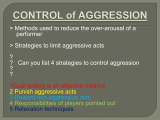 Aggression in sport | PPTX