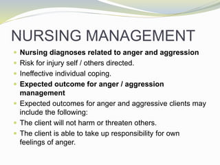 Aggression ppt | PPTX