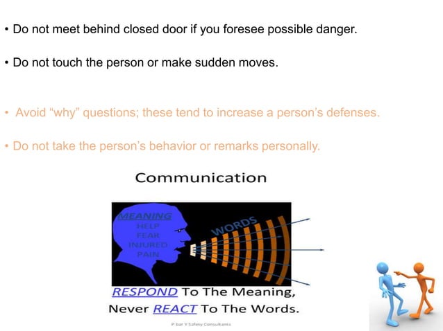 management of aggression | PPTX