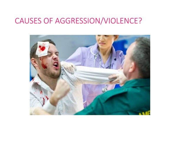 management of aggression | PPTX