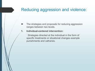 Aggression presentation1 | PPT