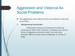 Aggression presentation1 | PPT
