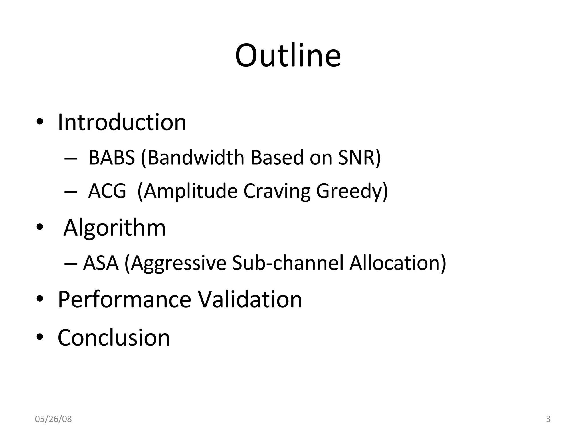Aggressive Subchannel Allocation Algorithm For Efficient Dynamic Chan… Aggressive Subchannel Allocation Algorithm For Efficient Dynamic Chan…