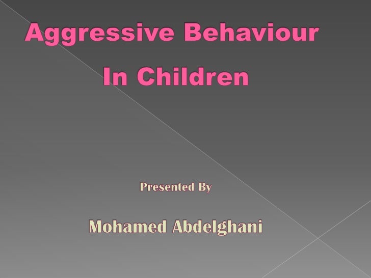 Child Aggressive Behavior