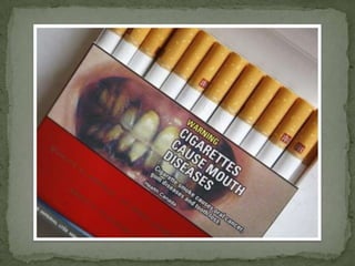 Aggressive cigarette pack warnings by bharat | PPTX