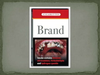 Aggressive cigarette pack warnings by bharat | PPT
