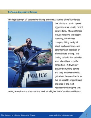 The Dangers of Missouri Aggressive Driving | PDF | Injuries | Diseases ...