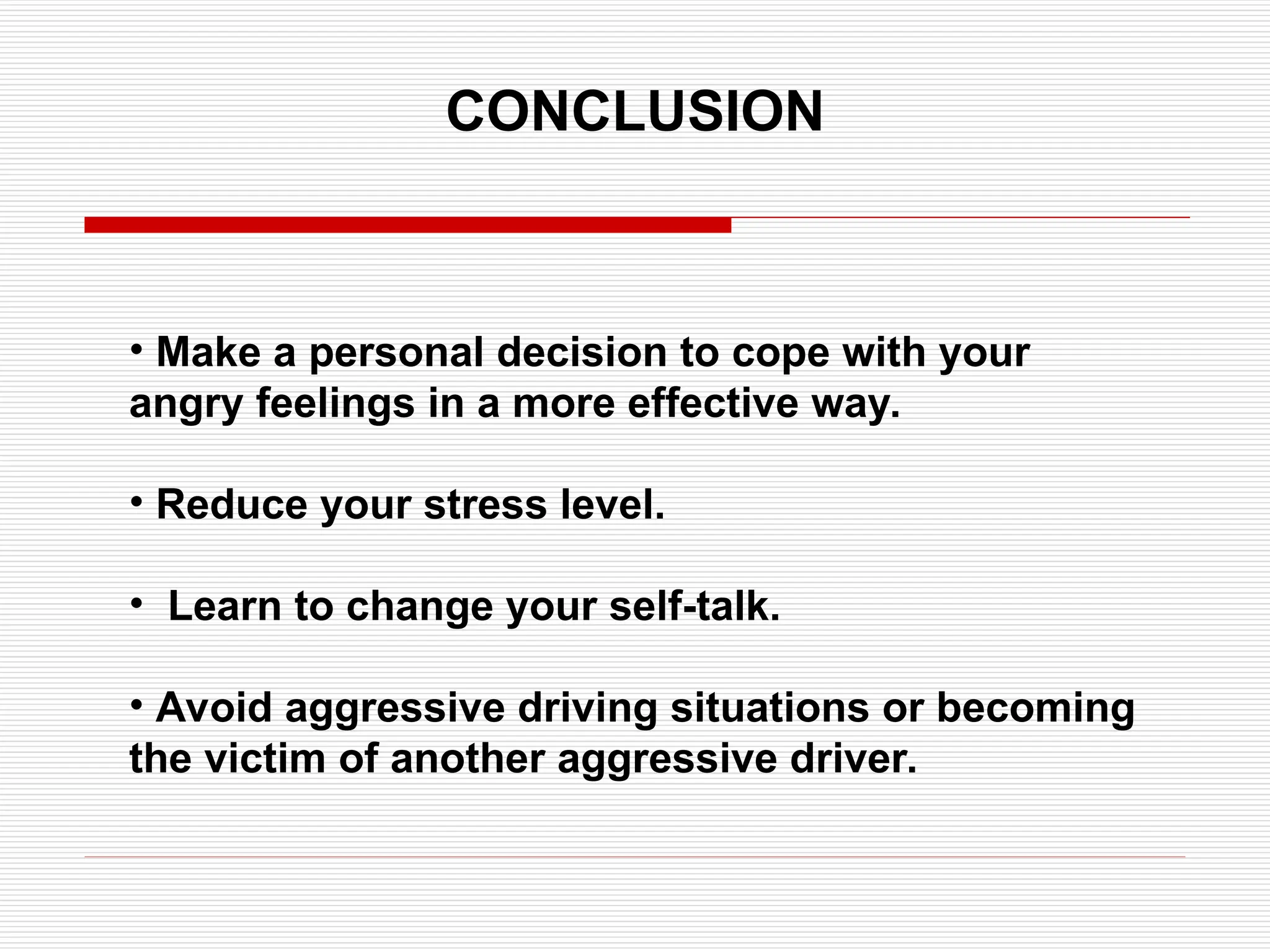 Aggressive Driving (Road Rage) and its prevention | PPT