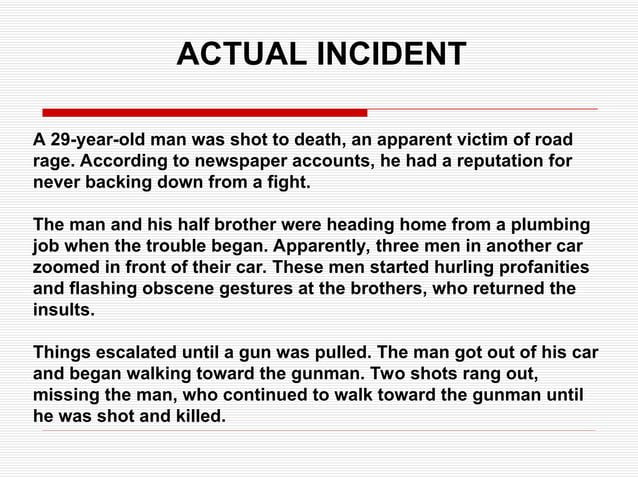 Aggressive Driving (Road Rage) and its prevention | PPT | Mental Health ...